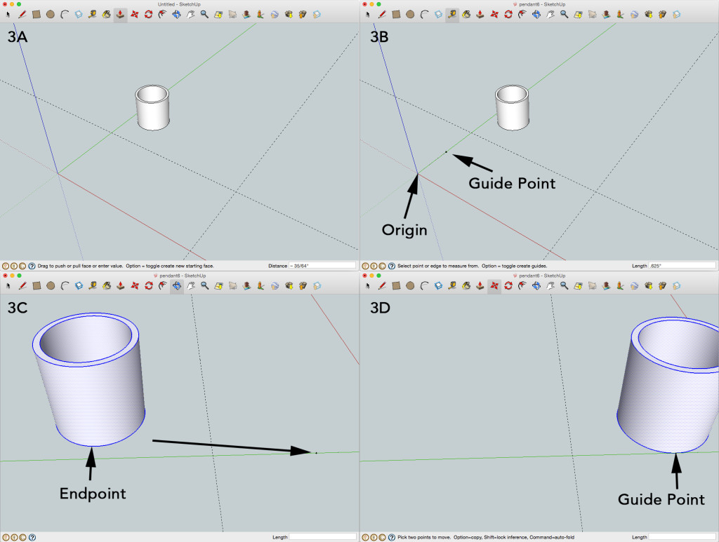 How I Made a mini 1:12 scale pendant light for my dollhouse in SketchUp ...