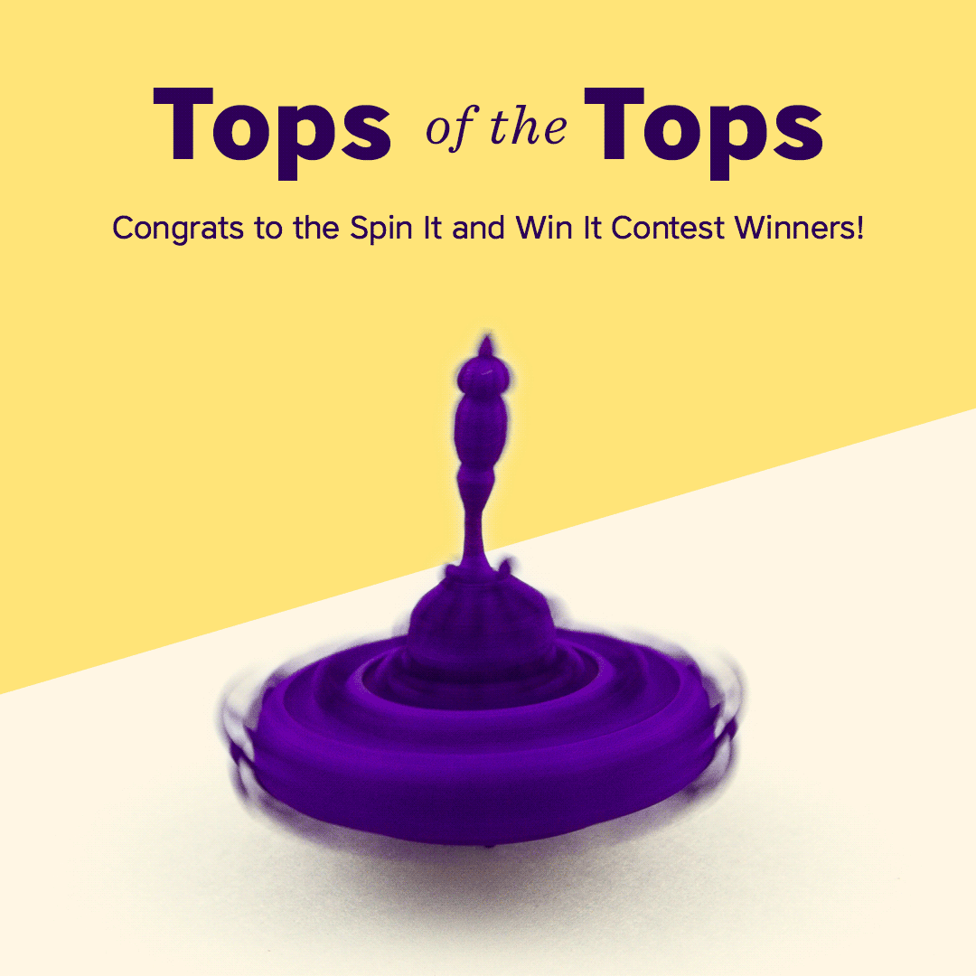 Spin It To Win It Contest Winners! - Shapeways Blog